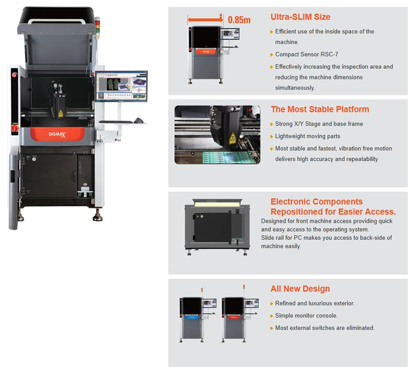 3D SPI, Solder Paste Inspection PARMI SIGMA X